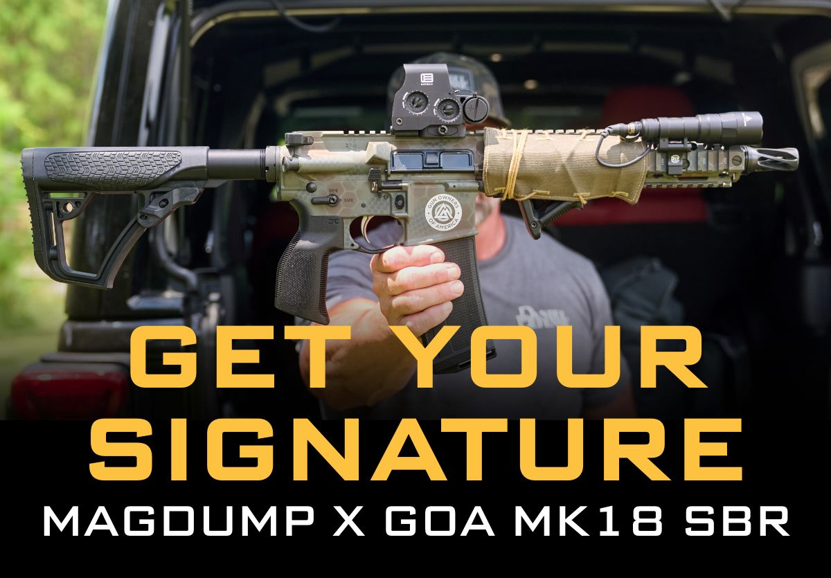 No Brace. No $200 Stamp. Magdump x GOA MK18 SBR. | FOG HORN